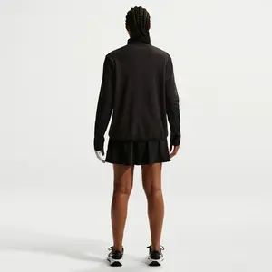 Nike Therma-fit Victory Long-sleeve 1/2-zip Golf Top - Black