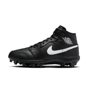 JORDAN 1 Mid Td Football Cleat - Black