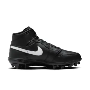 JORDAN 1 Mid Td Football Cleat - Black