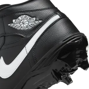 JORDAN 1 Mid Td Football Cleat - Black