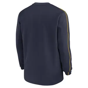 JORDAN Michigan Wolverines Sideline Coach Long-sleeve Top