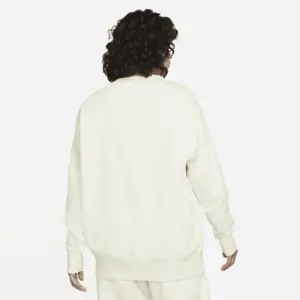 Nike Phoenix Fleece Oversized Crew-neck Sweatshirt - White