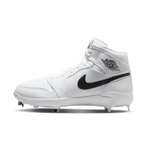 JORDAN 1 Retro Metal Baseball Cleats - White