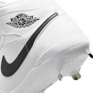 JORDAN 1 Retro Metal Baseball Cleats - White