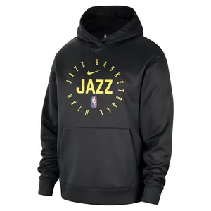 Nike Utah Jazz Spotlight Dri-fit Nba Pullover Hoodie