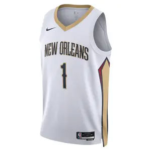 Nike New Orleans Pelicans Association Edition Nba Swingman Jersey - White
