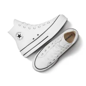 CONVERSE Chuck Taylor All Star Lift Platform Canvas Shoes - White