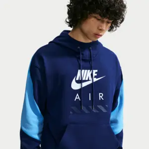 Nike Air Fleece Pullover Hoodie - Blue