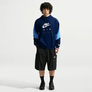 Nike Air Fleece Pullover Hoodie - Blue