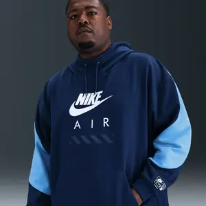 Nike Air Fleece Pullover Hoodie - Blue