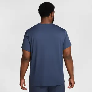 Nike Miler Dri-fit Uv Short-sleeve Running Top - Blue