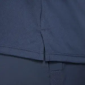 Nike Miler Dri-fit Uv Short-sleeve Running Top - Blue