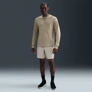 Nike Dri-fit Long-sleeve Versatile Top - Brown