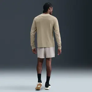Nike Dri-fit Long-sleeve Versatile Top - Brown