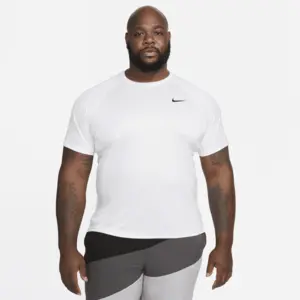 Nike Hydroguard Essential Dri-fit Uv Short Sleeve Top - White