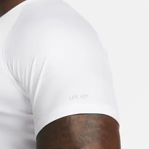 Nike Hydroguard Essential Dri-fit Uv Short Sleeve Top - White