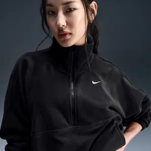 Nike One Therma-fit Oversized 1/2-zip Fleece Top