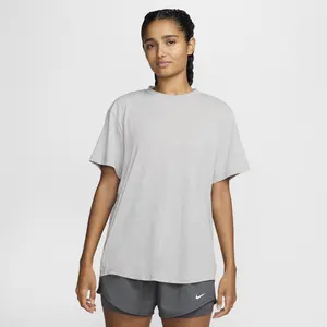 Nike Relaxed Dri-fit Short-sleeve Top - Grey