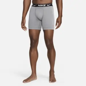 Nike Men's Dri-fit Ultra Comfort Boxer Briefs (3-pack) Grey