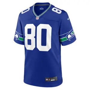 Nike Steve Largent Seattle Seahawks Nfl Game Football Jersey - Blue