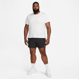 Nike Miler Dri-fit Short-sleeve Running Top - White
