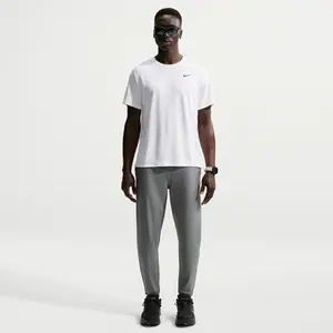 Nike Miler Dri-fit Short-sleeve Running Top - White