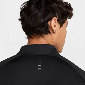 Nike Stride Dri-fit 1/2-zip Running Top - Black