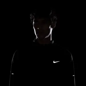 Nike Stride Dri-fit 1/2-zip Running Top - Black