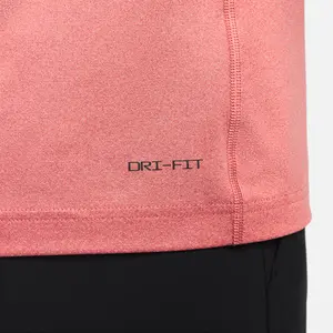 Nike Dri-fit Short-sleeve Fitness Top - Red