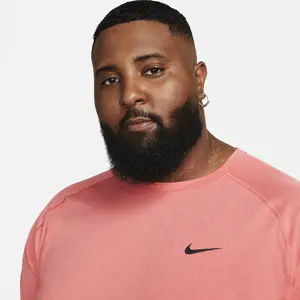 Nike Dri-fit Short-sleeve Fitness Top - Red