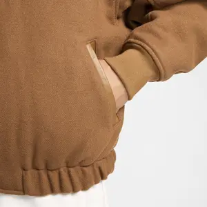 Nike Solo Swoosh Wool Varsity Jacket