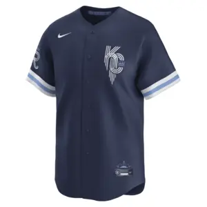 Nike Kansas City Royals City Connect Dri-fit Adv Mlb Limited Jersey - Blue