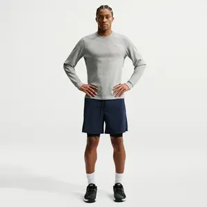 Nike Primary Dri-fit Long-sleeve Versatile Top - Grey