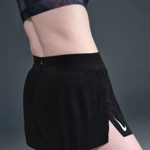 Nike Aeroswift Dri-fit Adv Mid-rise 3" Brief-lined Running Shorts - Black