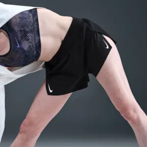 Nike Aeroswift Dri-fit Adv Mid-rise 3" Brief-lined Running Shorts - Black