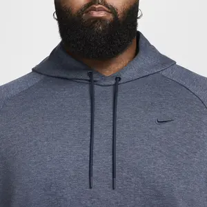 Nike Primary Fleece Dri-fit Uv Pullover Performance Hoodie - Blue