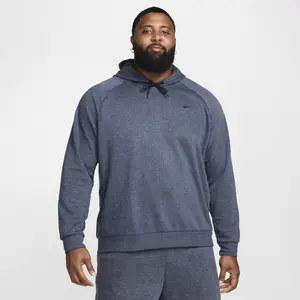 Nike Primary Fleece Dri-fit Uv Pullover Performance Hoodie - Blue