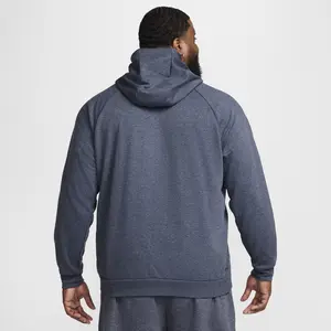 Nike Primary Fleece Dri-fit Uv Pullover Performance Hoodie - Blue