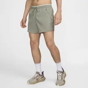 Nike Stride Running Division Dri-fit 5" Brief-lined Running Shorts - Grey
