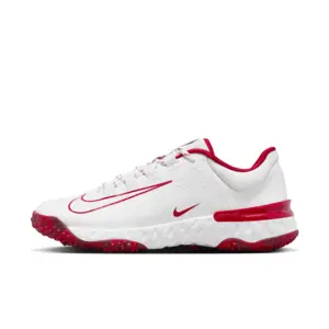 Nike Alpha Huarache Elite 4 Turf Softball Cleats - White