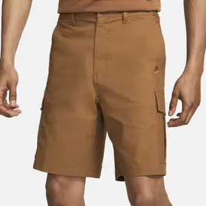 Nike Club Woven Cargo Shorts - Brown