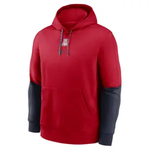 Nike Arizona Wildcats Sideline Team Issue Club Pullover Hoodie - Red