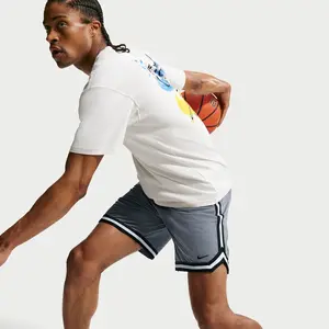 Nike Dri-fit 8" Basketball Shorts - Grey