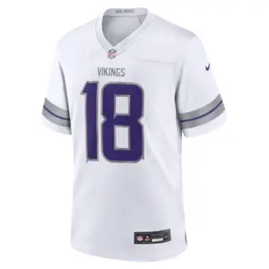 Nike Justin Jefferson Minnesota Vikings NFL Game Jersey White