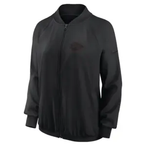 Nike Kansas City Chiefs Dri-fit Nfl Full-zip Jacket - Black