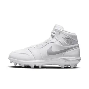 JORDAN 1 Mid Td Football Cleat - White