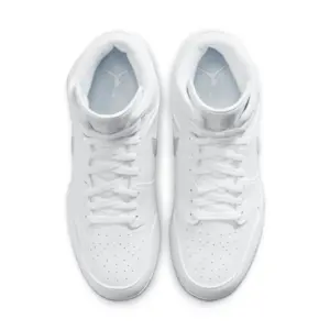 JORDAN 1 Mid Td Football Cleat - White