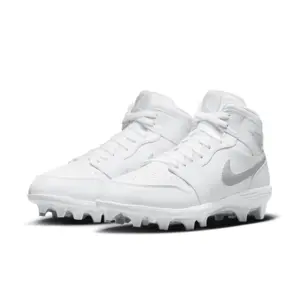 JORDAN 1 Mid Td Football Cleat - White