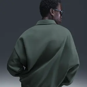 Nike Sportswear Phoenix Fleece Oversized 1/4-zip Polo - Green