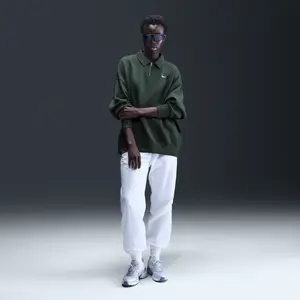 Nike Sportswear Phoenix Fleece Oversized 1/4-zip Polo - Green